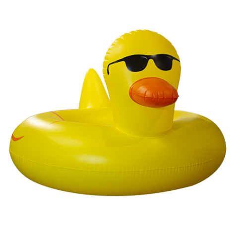 Bouée gonflable canard - Actiprojet - aboral Shop Poitiers Sud